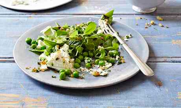 Peas, mint and ricotta - Rosywood Mahemu Estate